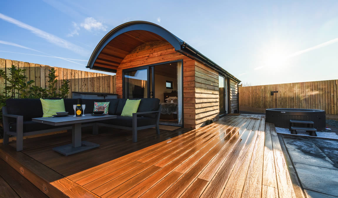 Five Exclusive Mountain View hot tub Cabins at Burns Farm near Keswick ...