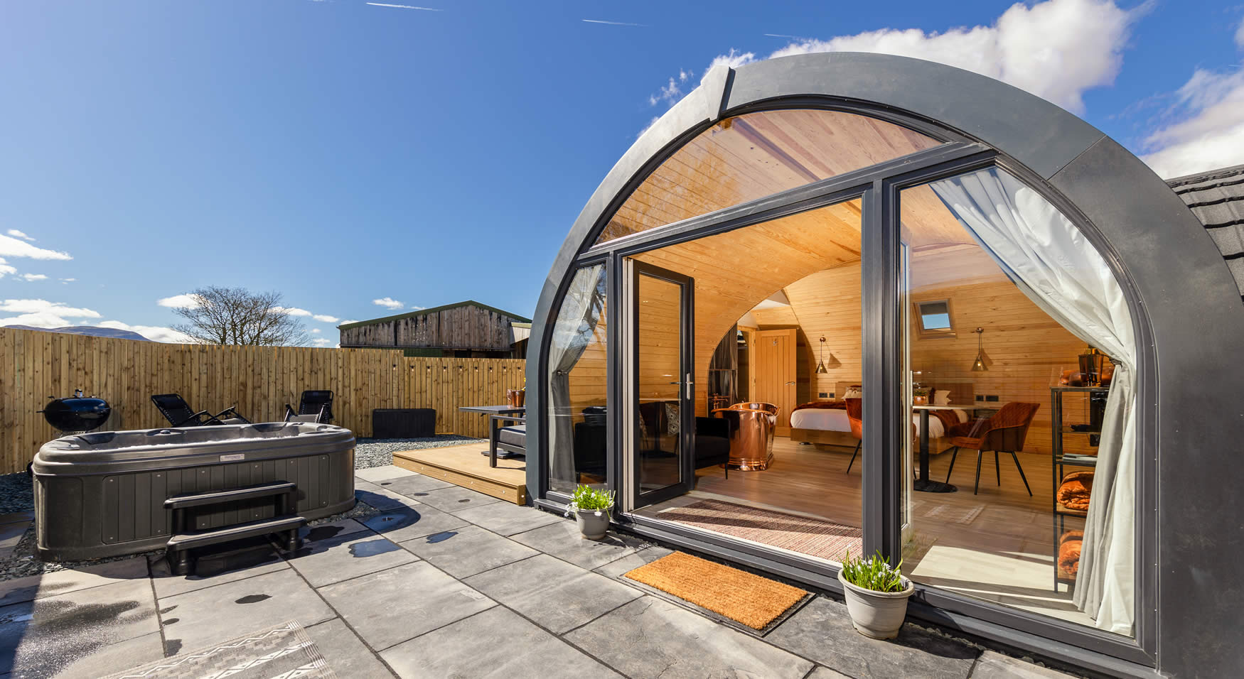 Lamb's Luxury Cabins at Burns Farm near Keswick | Lake District Hot Tub ...